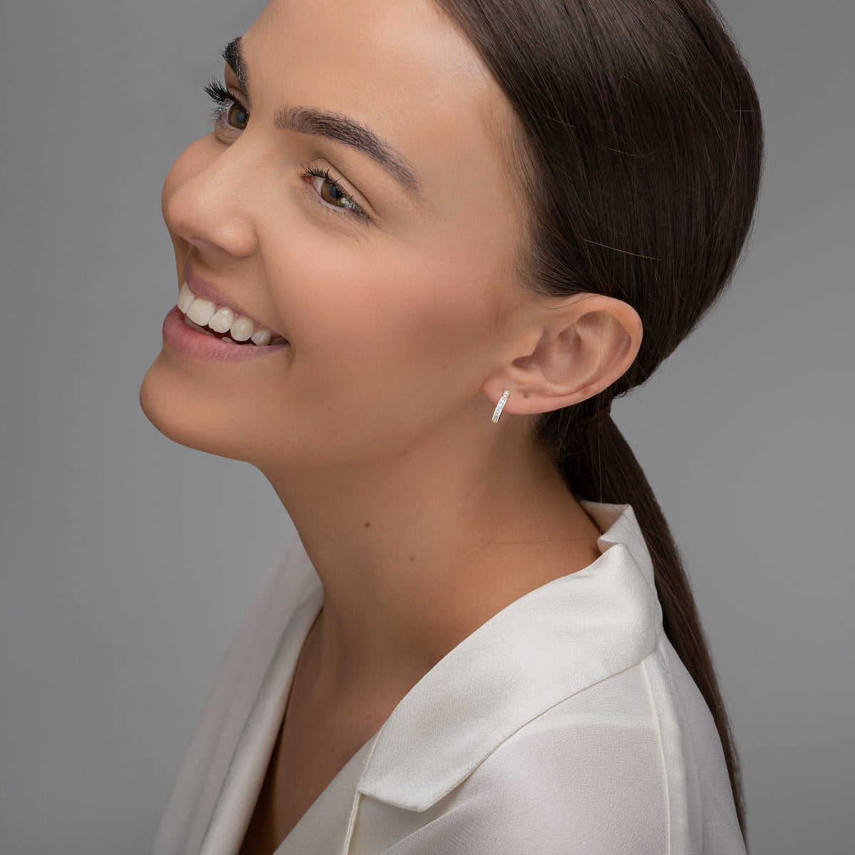 Sterling Silver Hoop Earrings – Aeon Jewellery